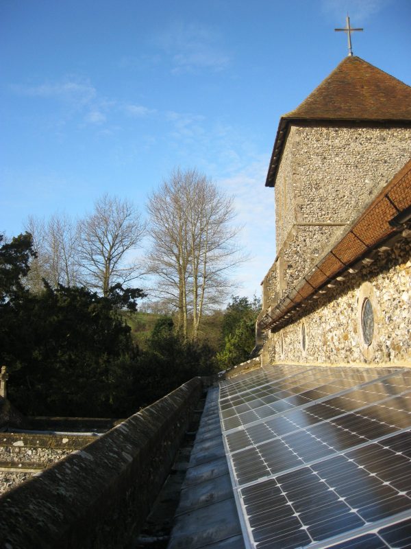 A 4.0 kWp PV array mounted on a 13th century grade one listed church ...
