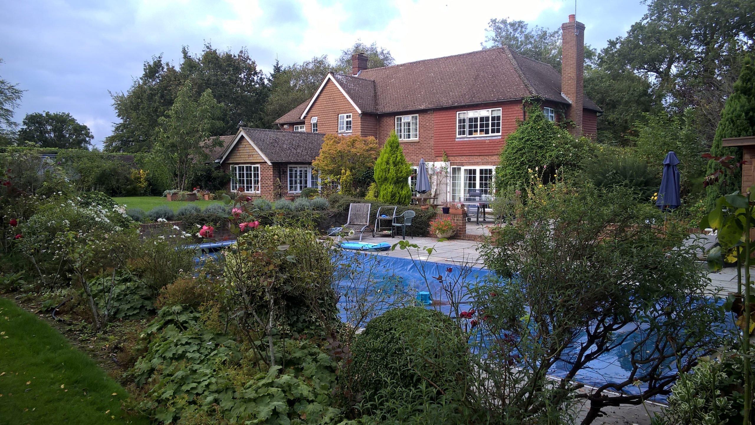 Air source heat pump supplying a detached 4- bedroom house and an ...